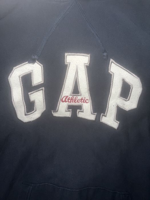 Vintage Gap Athletic Arc Logo Spell-Out Hoodie | Grailed