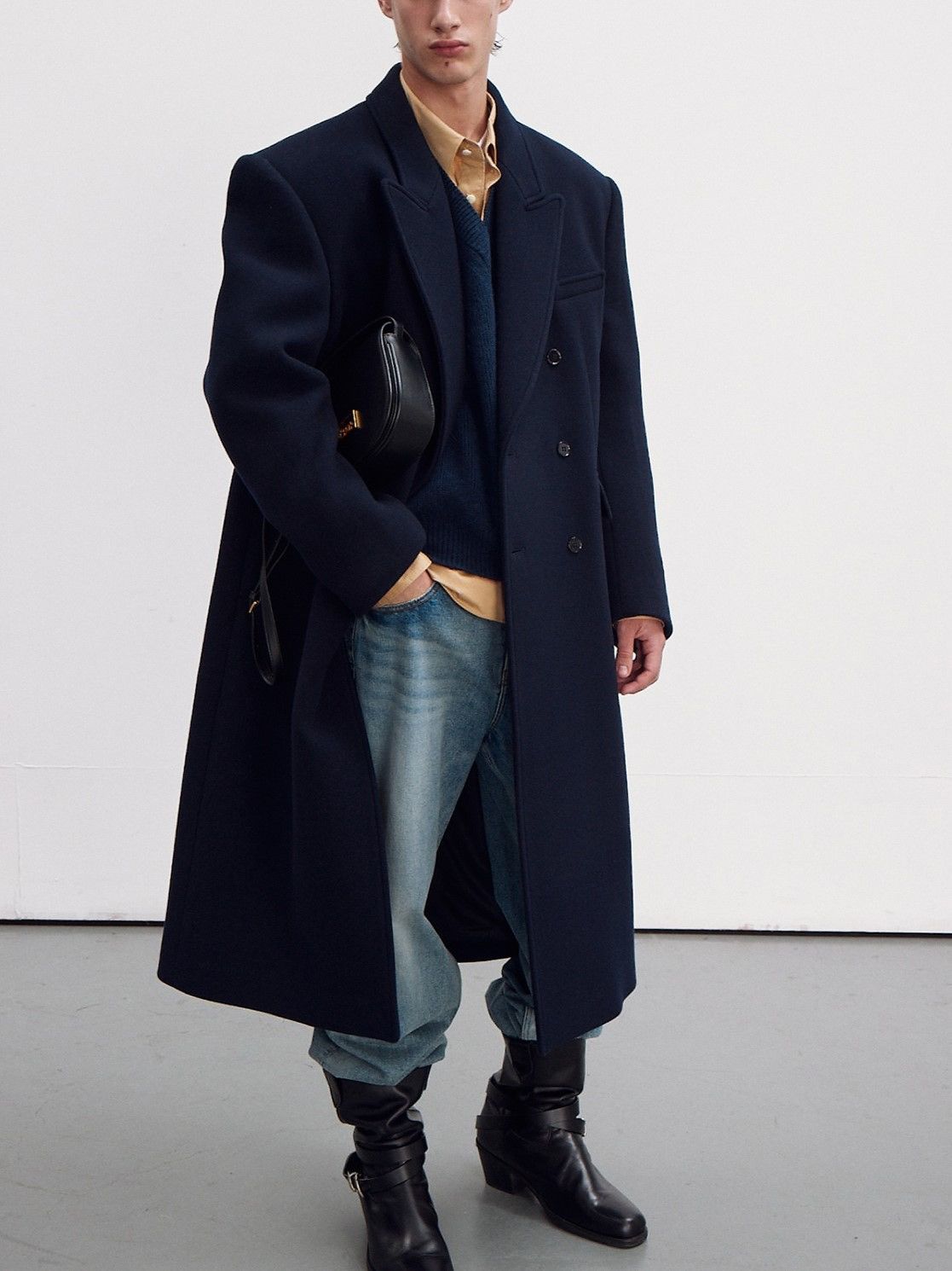 Recto FW23 Rover Oversized Tailored Double Breasted Coat | Grailed