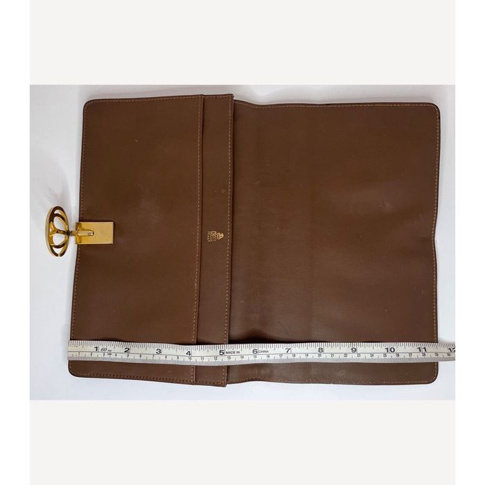 Other Vintage Mark Cross Leather and Canvas Clutch Wallet/bag | Grailed