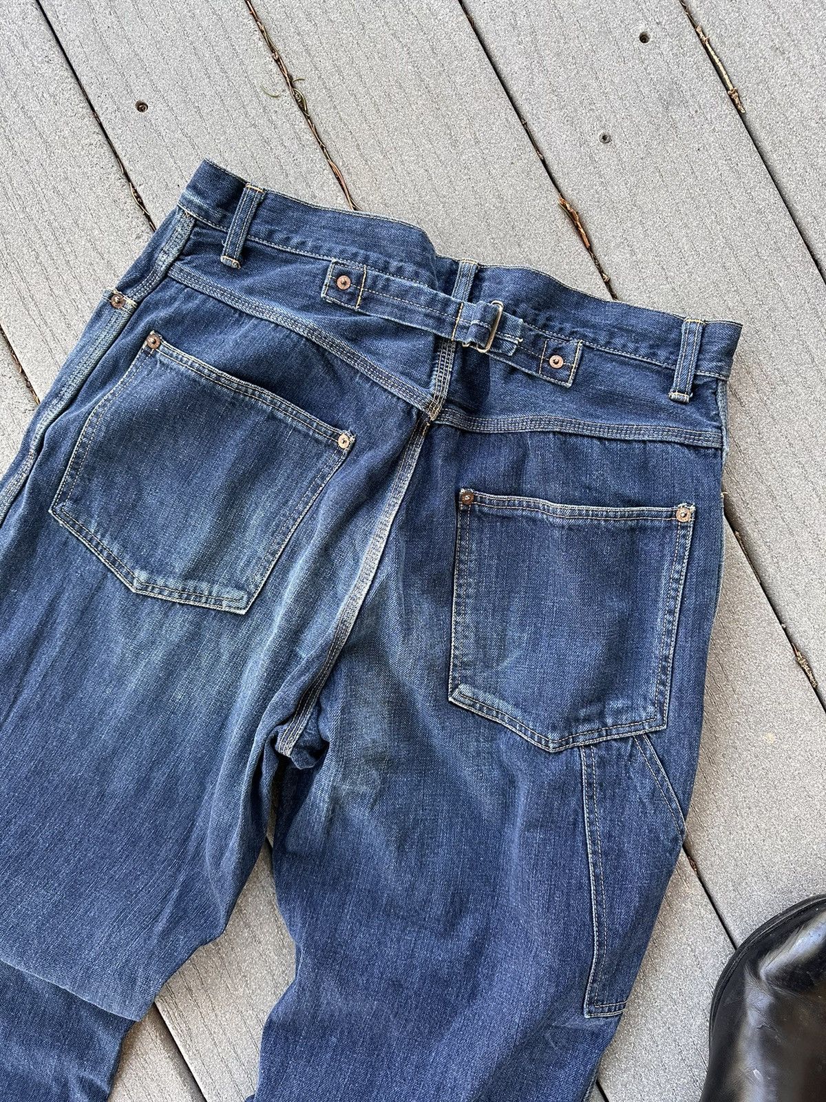 Polo Ralph Lauren × RRL Ralph Lauren RRL Buckle Back Jeans | Double RL ...