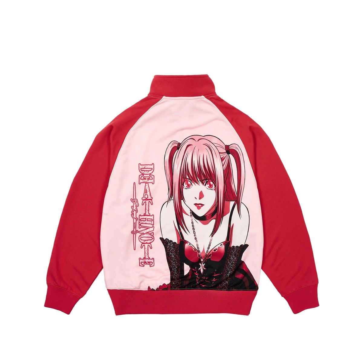 Palace Death note Misa track jacket truest red | Grailed