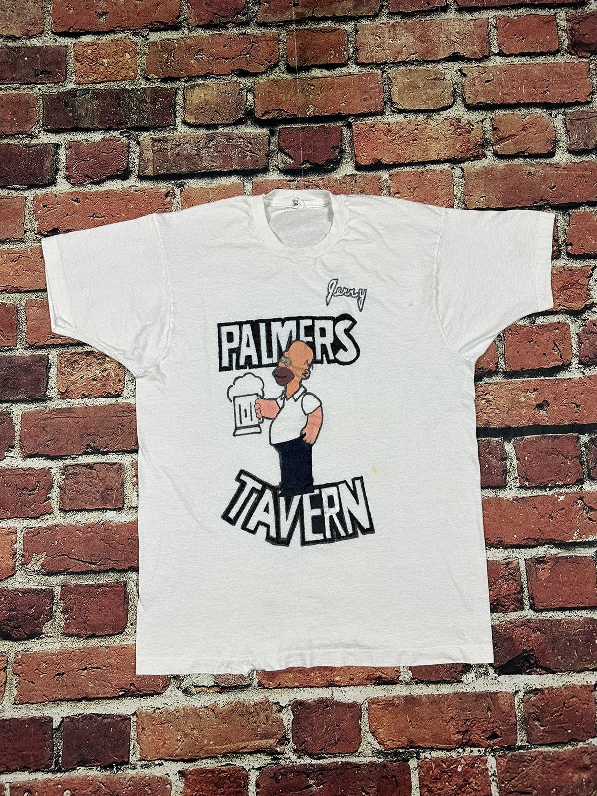 The Simpsons × Vintage Vintage 90s Bootleg Homer Simpson Palmers Tavern ...