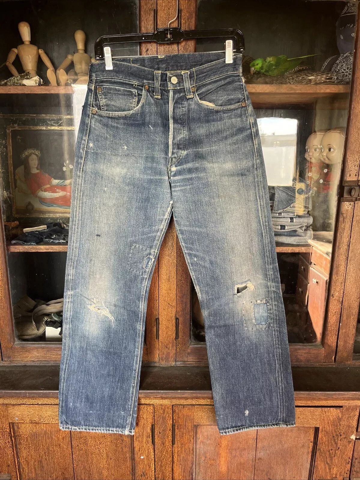 Levi's Vintage 1940s / 1950s Levi’s Big E Hidden Rivet Denim Pants ...