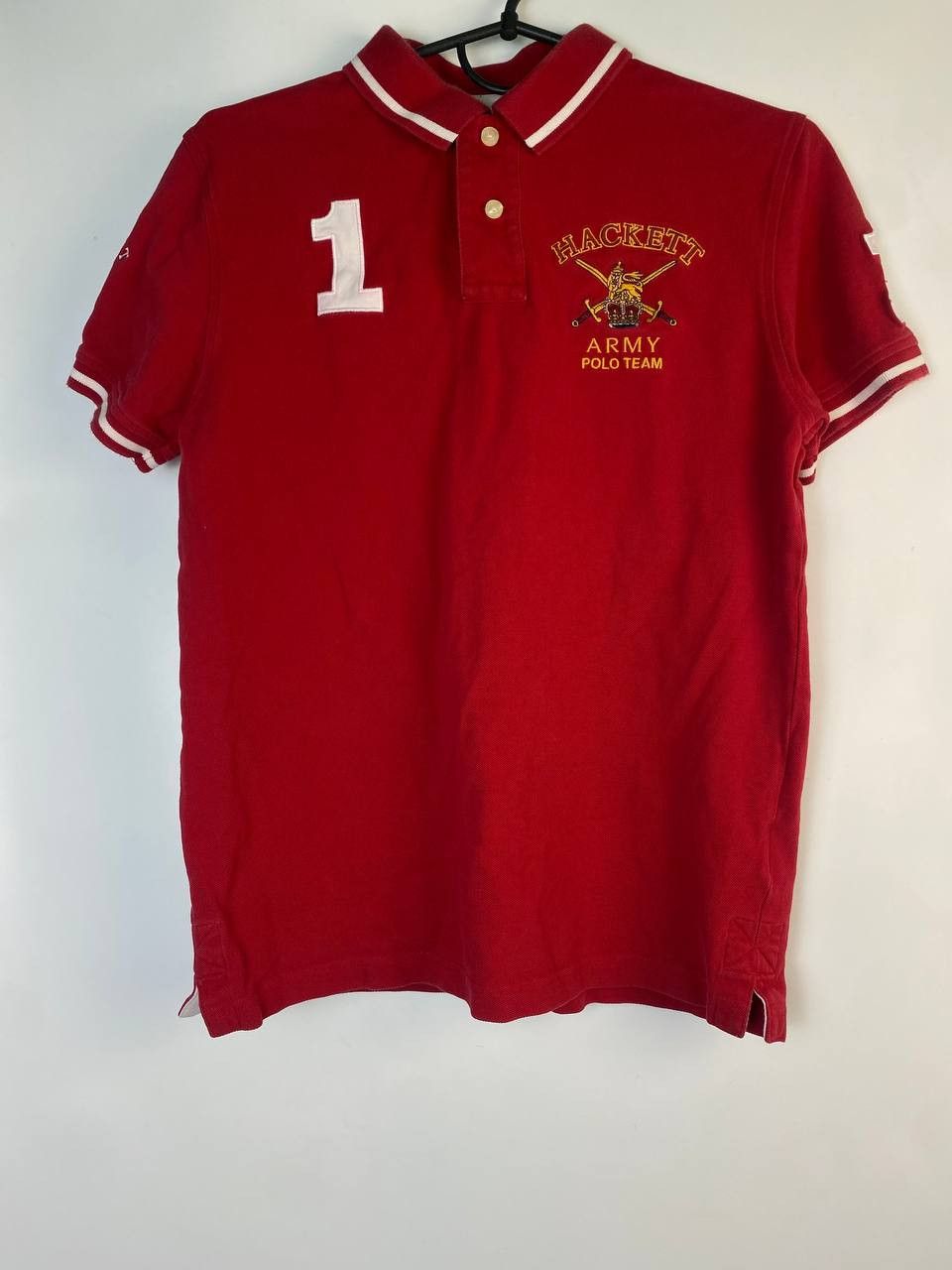 Hackett × Vintage Hackett Army Polo Team Number 1 Size m | Grailed