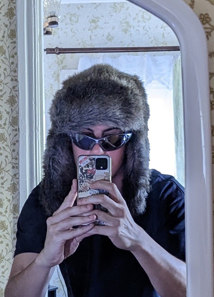 Avant Garde × Japanese Brand × Streetwear 2000’s Vintage Fuzzy Fur Alt ...