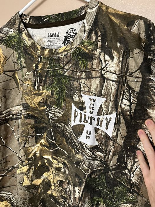 Band Tees Working On Dying F1lthyWare ‘Wake Up Filthy’ Camo Tee | XL ...