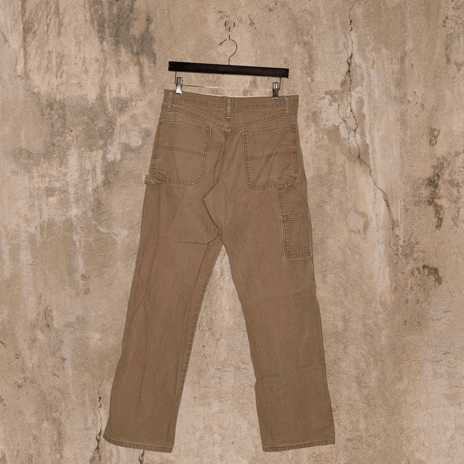 Rustler × Streetwear × Vintage Desert Tan Rustler Carpenter Pants Baggy ...