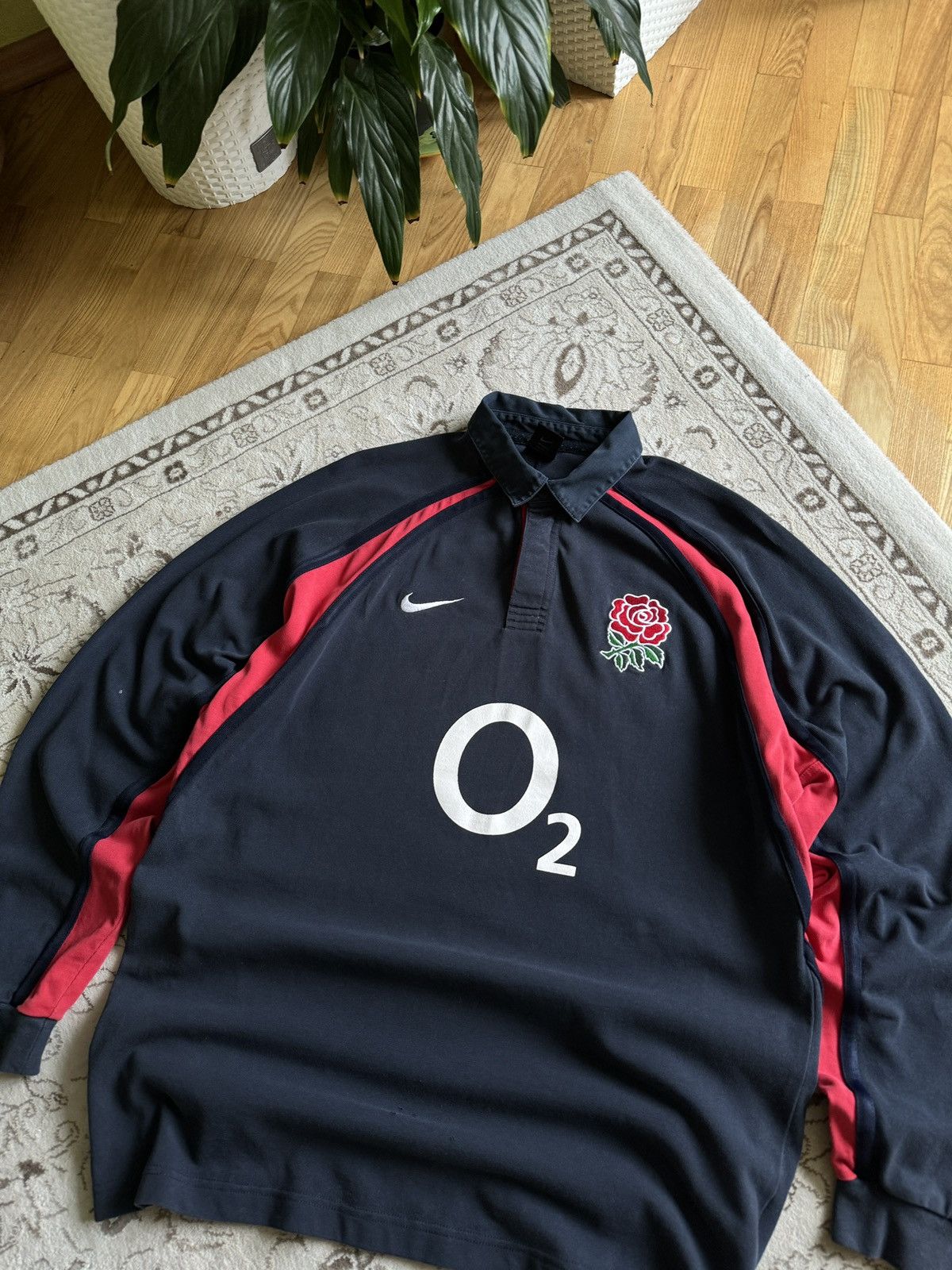 Nike × Vintage Vintage Nike England Rugby 02 Longsleeve Jersey | Grailed