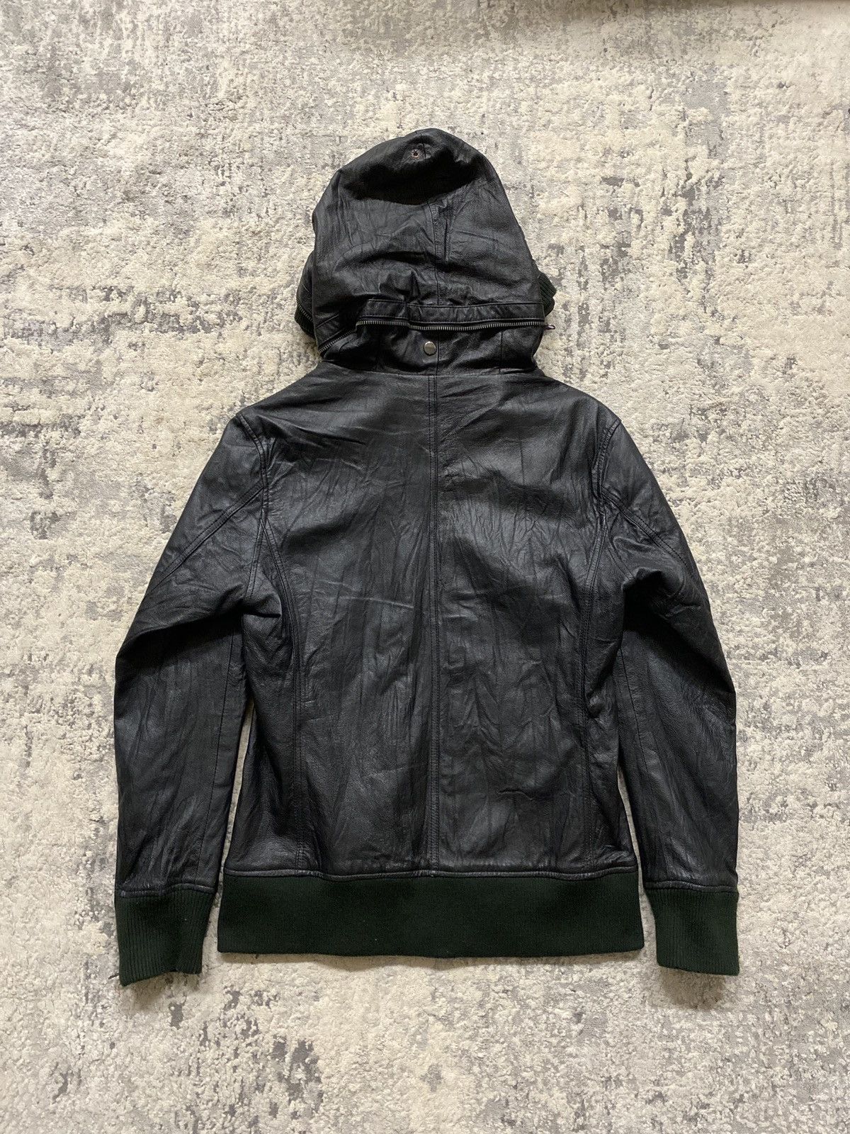 Hysteric Glamour Evolution - Bono Hooded Leather Jacket | Grailed