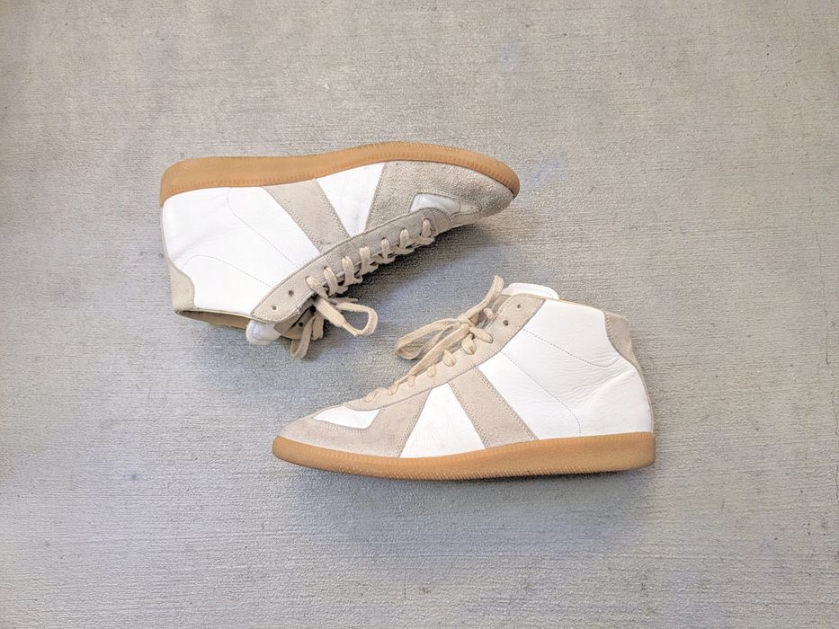 Maison Margiela Maison Margiela GAT Replica White Gray 10 43 High Tops ...