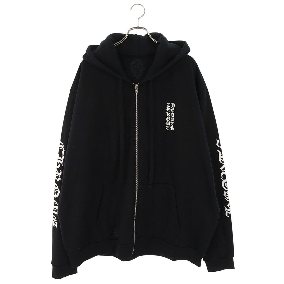 Chrome Hearts Chrome Hearts Arm Logo Print Zip Up Parka | Grailed