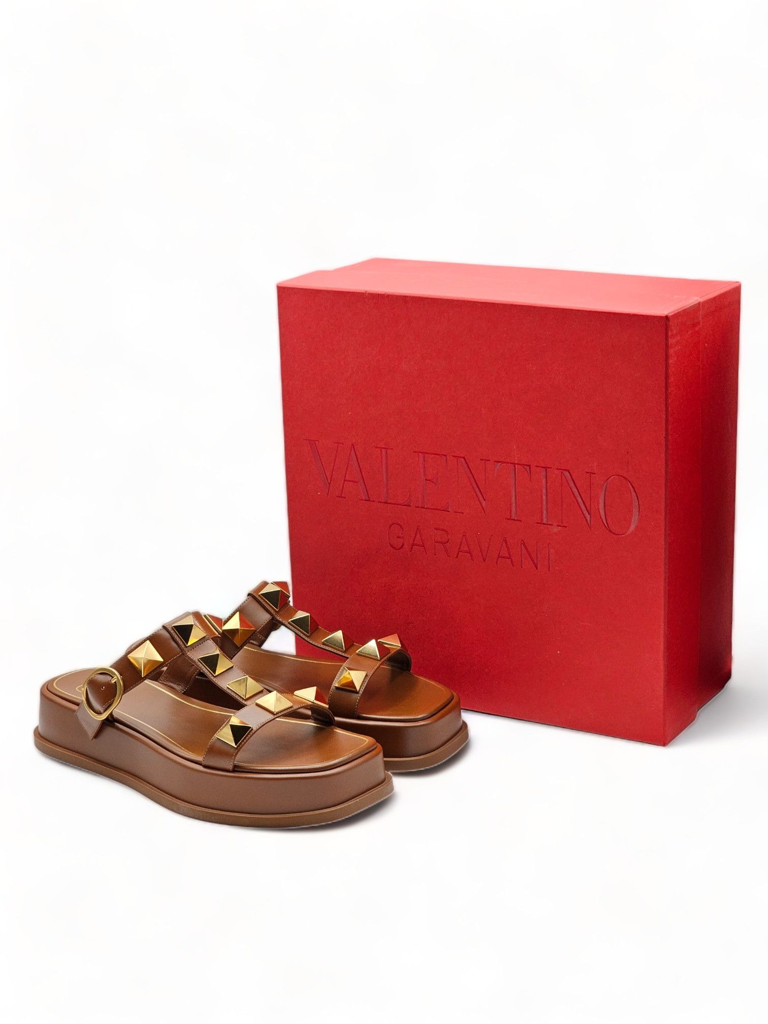 Valentino ROMAN STUD PLATFORM SLIDE - 9 | Grailed