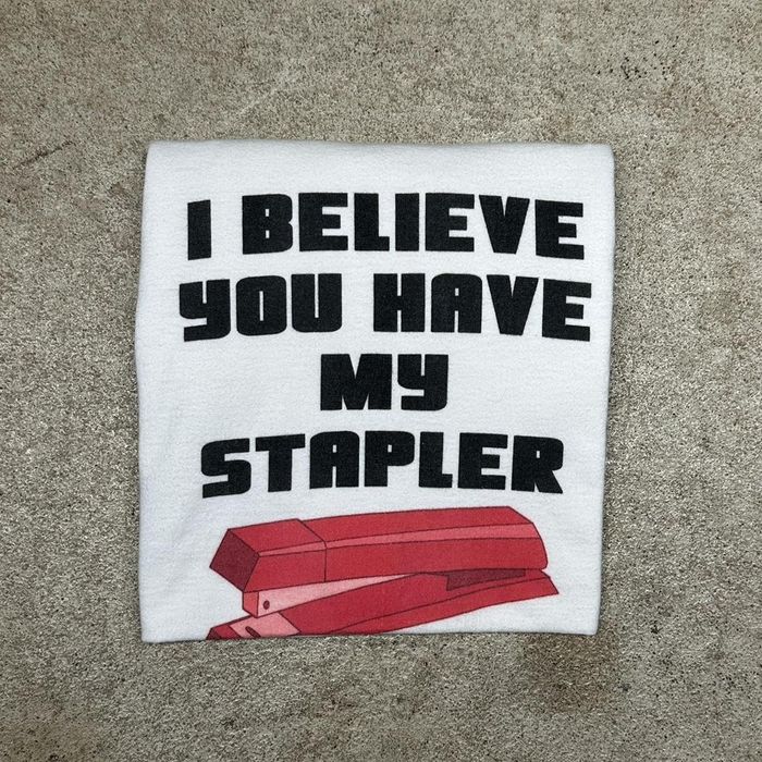 Vintage Vintage I Believe You Have My Stapler Humor T-Shirt | Grailed
