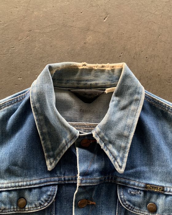 Vintage 1970s Wrengler trashed faded “THE DOORS” jacket made in usa ...