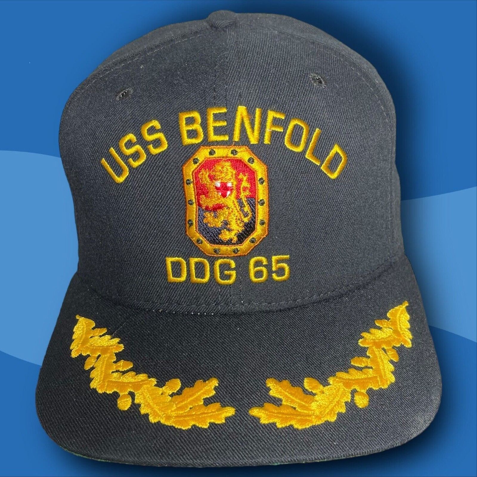 New Era Vtg Hat USS Benfold DDG 65 Adjustable New Era Plankowner | Grailed