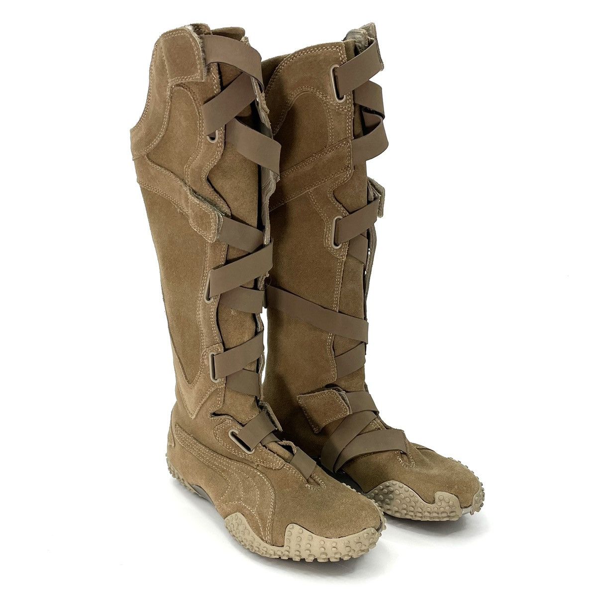Vintage 2000s Puma Mostro Alto Z Strap Boots | Grailed