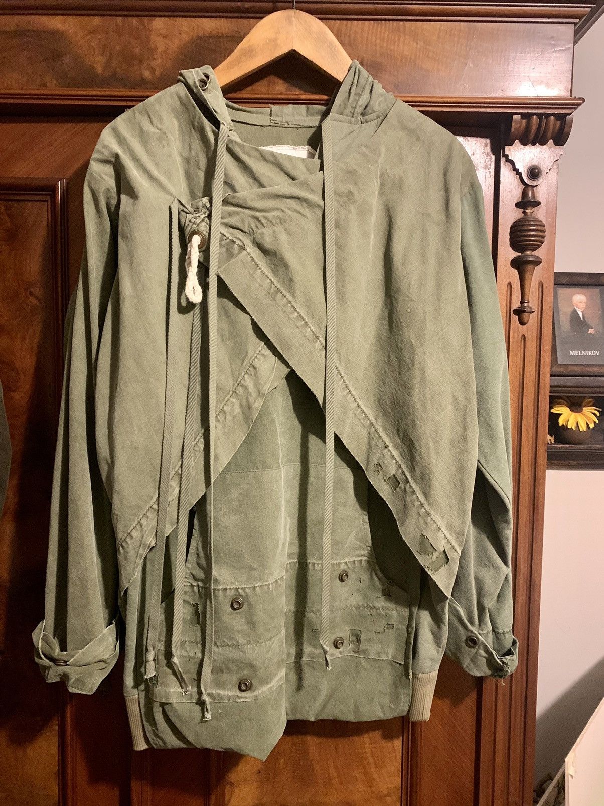 Greg Lauren GREG LAUREN FW17 ARMY TENT WARRIOR BAJA PARKA SIZE 2 | Grailed