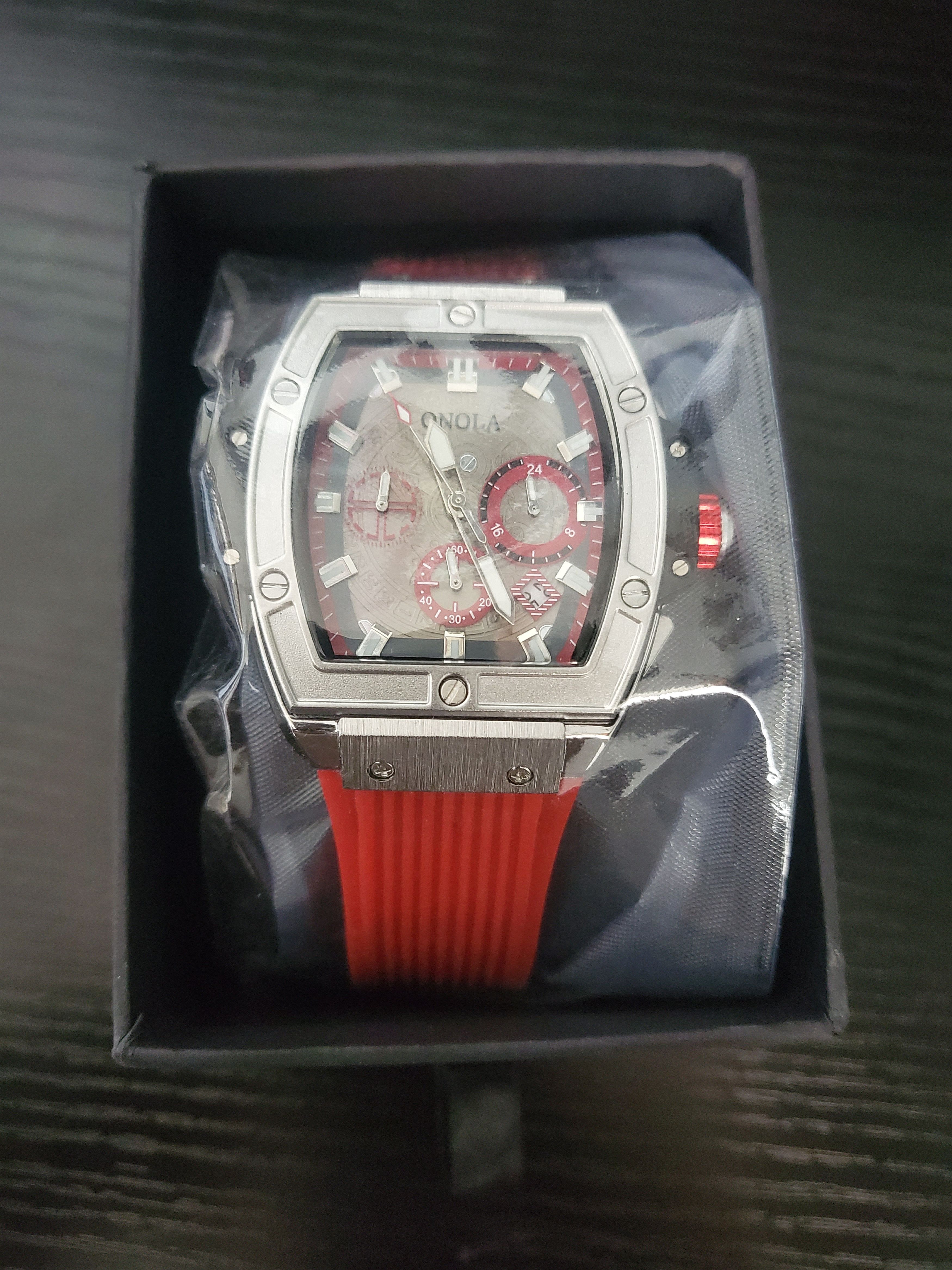 ON 🔥NEW in BOX Onola 40mm Tonneau/Barrel Men's Fashion Watch | Grailed