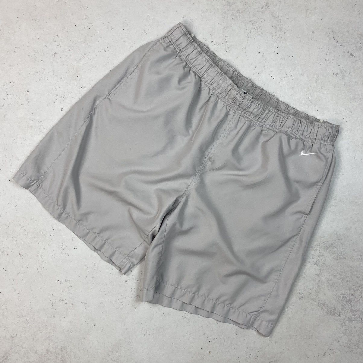 Nike 00s VINTAGE NIKE Nylon Track Shorts Swoosh Y2K | Grailed