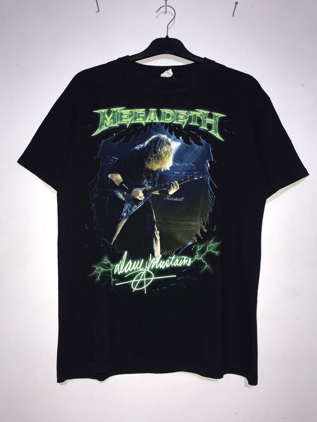 Band Tees × Megadeth × Vintage RARE 2010 DAVE MUSTAINE MEGADETH TSHIRT ...