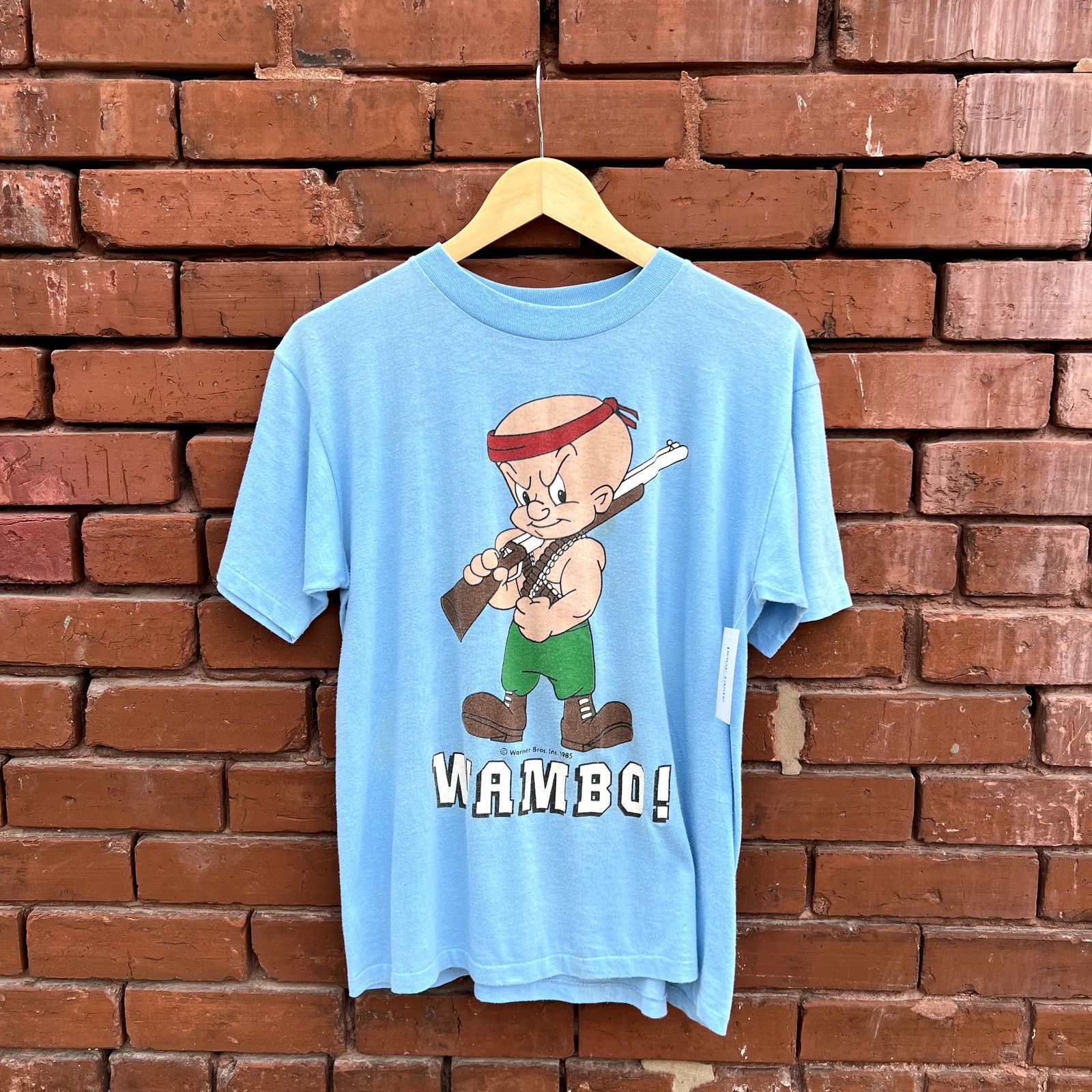 Other Vintage 1985 Single Stitch Elmer Fudd Wambo T Shirt | Grailed