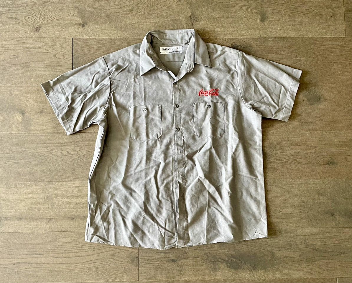 Coca Cola × Uniform Wares × Vintage Coca-Cola Unifirst Button Down ...