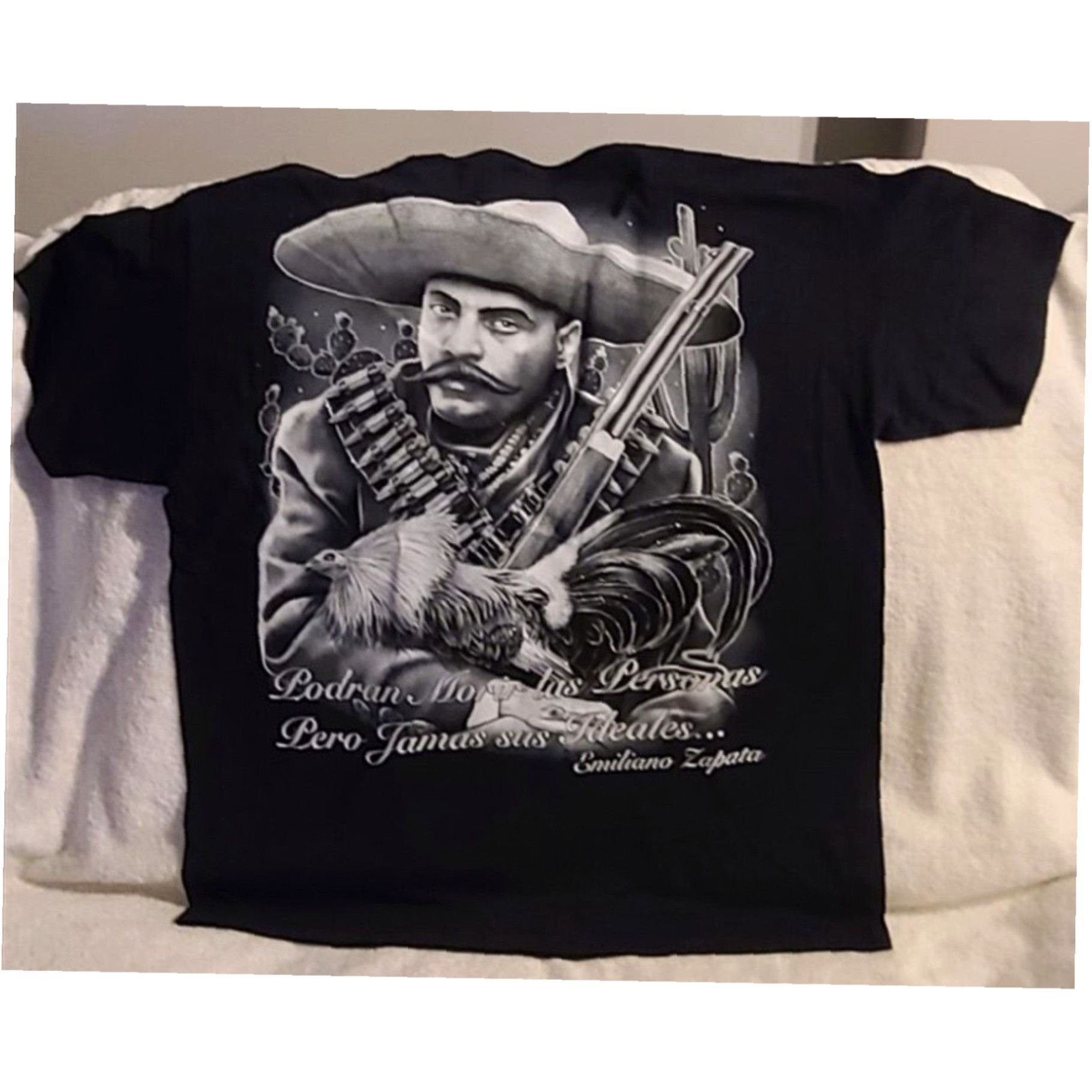 Vintage Emiliano Zapata Rooster Rifle Bullet Cactus Revolutionary ...