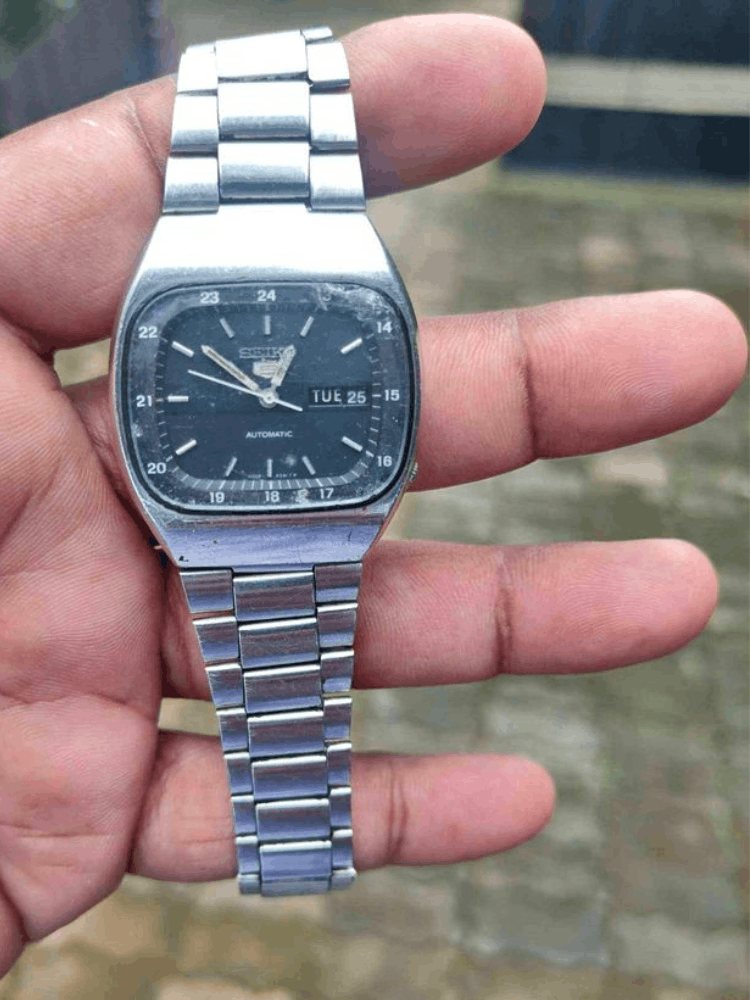 Vintage Authentic Japan Seiko 5 Rare Automatic Watch Vintage 70s 80s ...