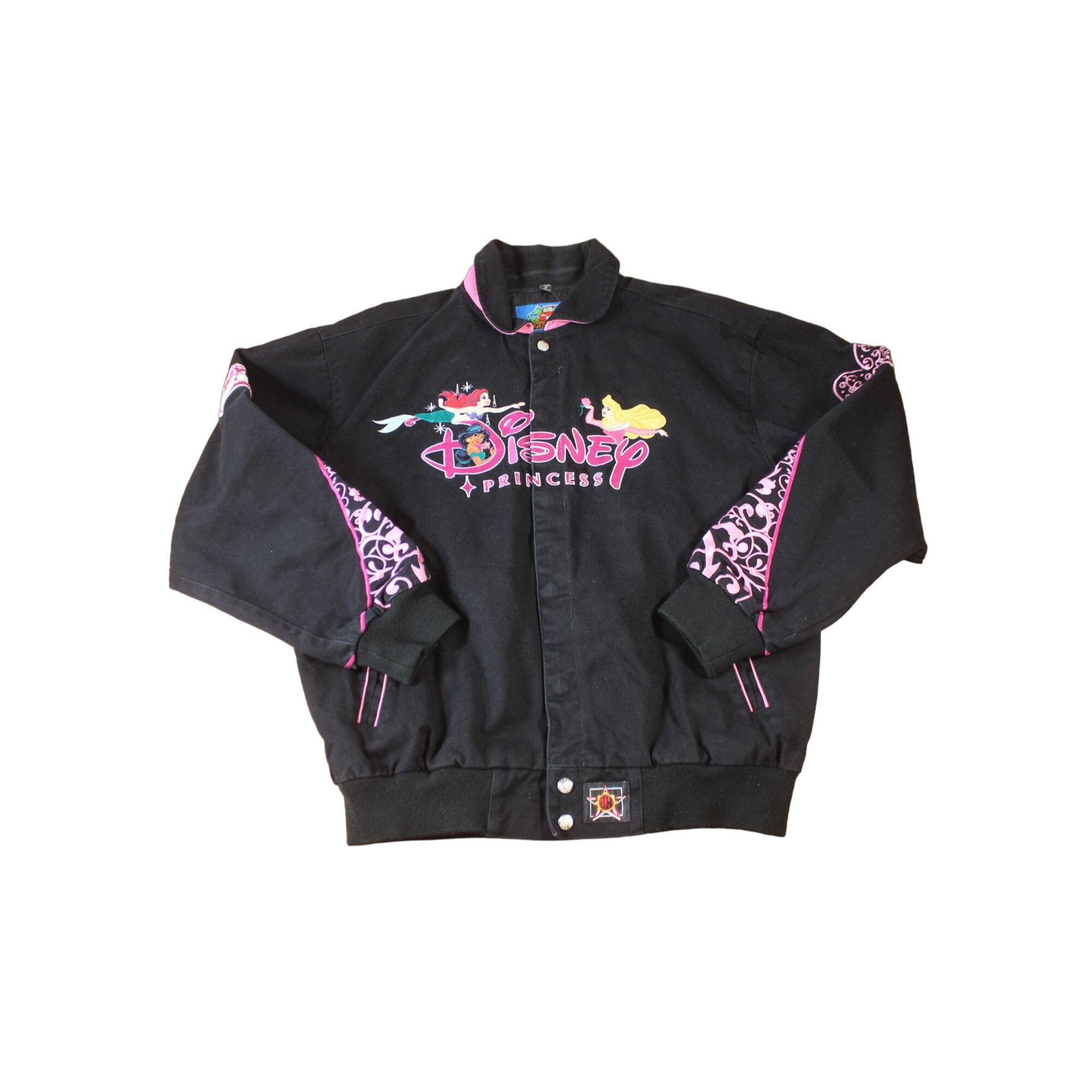 Jh Design Vintage JH Design Disney Princess Nascar Racing Jacket Black ...