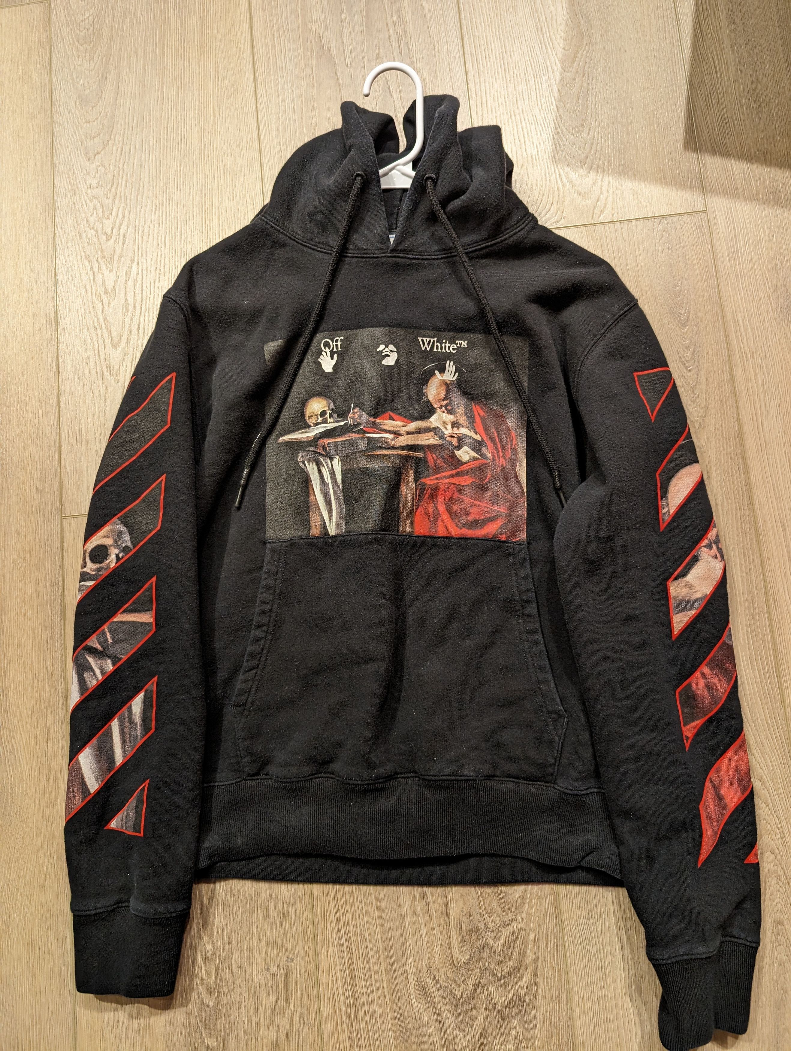Off-White Off white skull caravaggio hoodie | Grailed