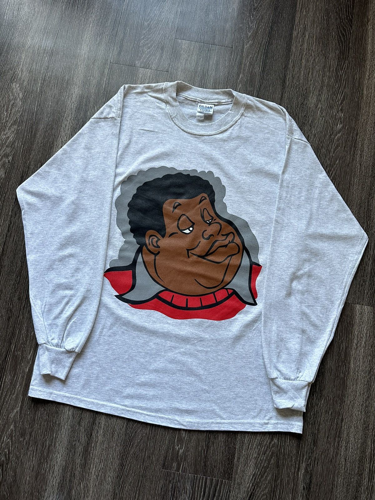 Fubu × Vintage Vintage Fat Albert The Junkyard Long Sleeve T-Shirt Big ...