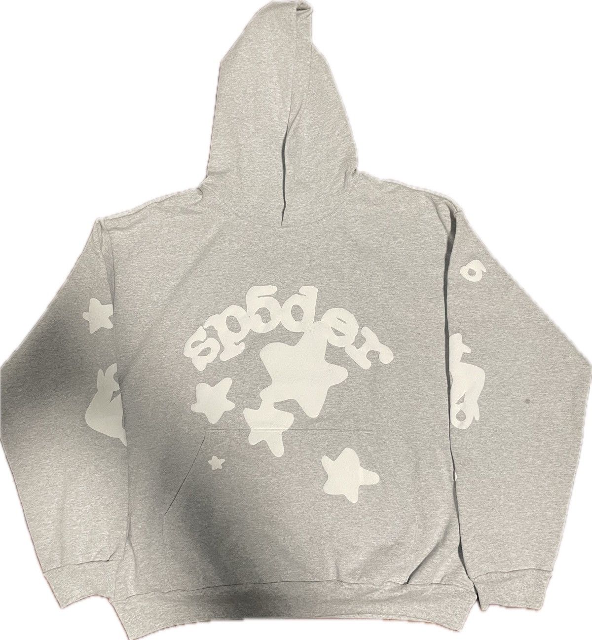 Spider Worldwide Sp5der Worldwide Spider Beluga Grey Hoodie | Grailed