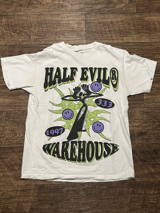 Half Evil Half Evil White Tshirt | Grailed