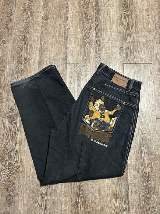 Fubu VTG rare fat albert and the junkyard gang fubu baggy pants | Grailed