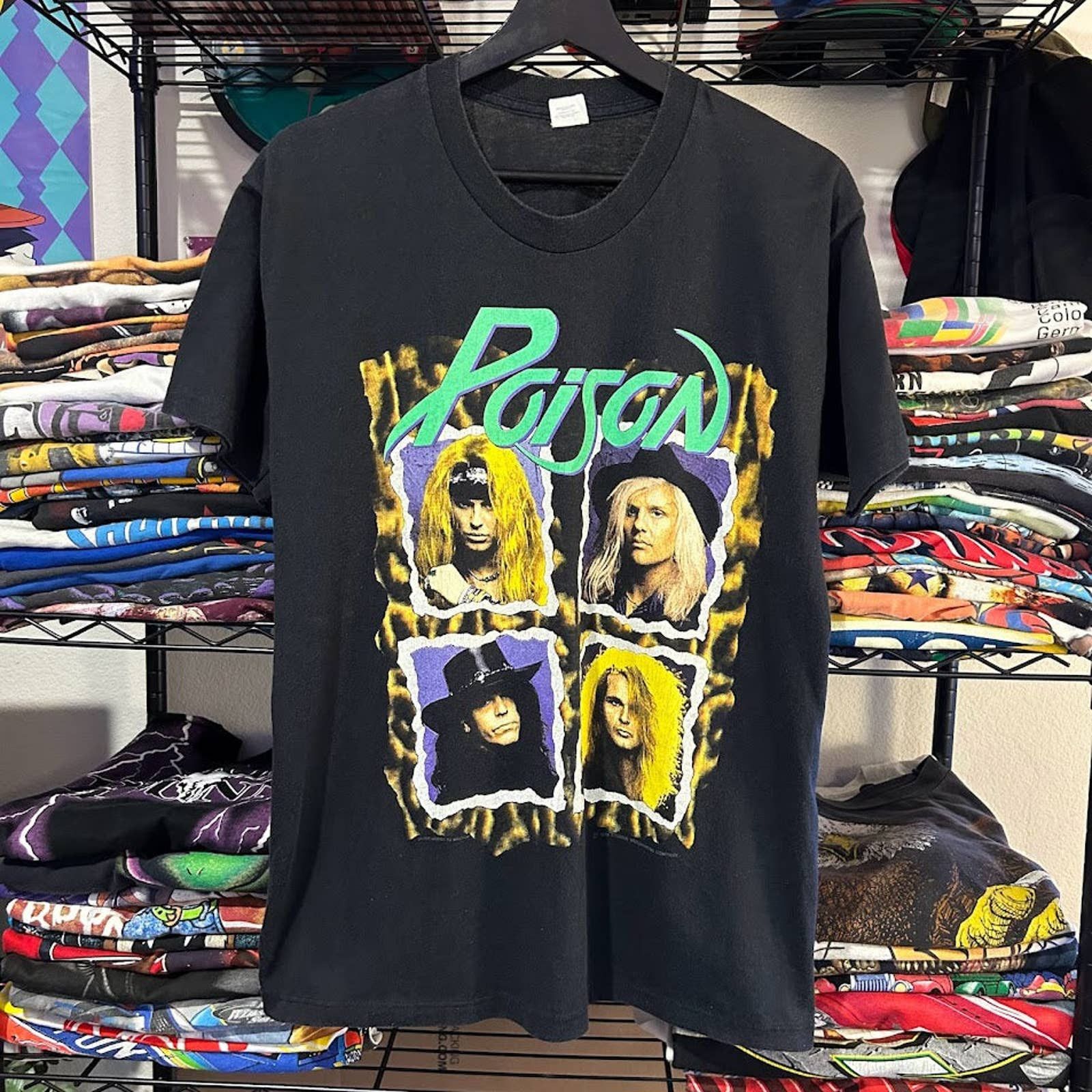 Vintage Vintage 1990s Poison Band T-shirt | Grailed