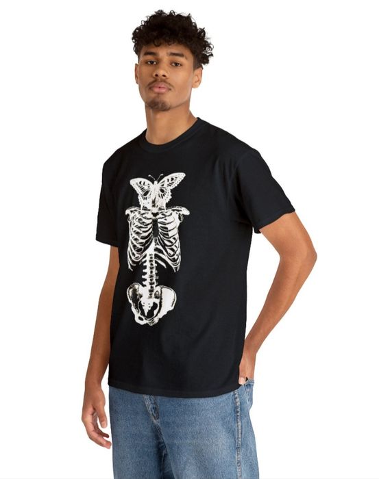 Playboi Carti Playboi Carti AWGE Butterfly Skeleton 2017 Tour Merch Tee ...