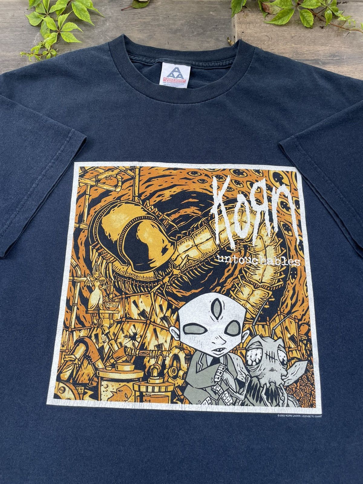Vintage 2002 Korn Untouchables Album Cover Nu Metal Tee | Grailed