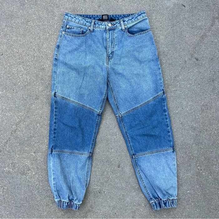 Bdg BDG urban outfitters jogger jeans color block knee panel | Grailed