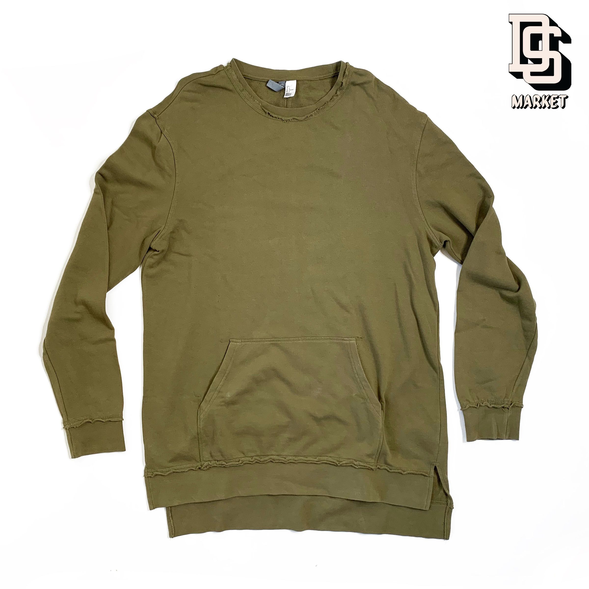 Divided × Tommy Hilfiger H&M LONG CREW NECK SWEATER HAIDER STYLE WITH ...