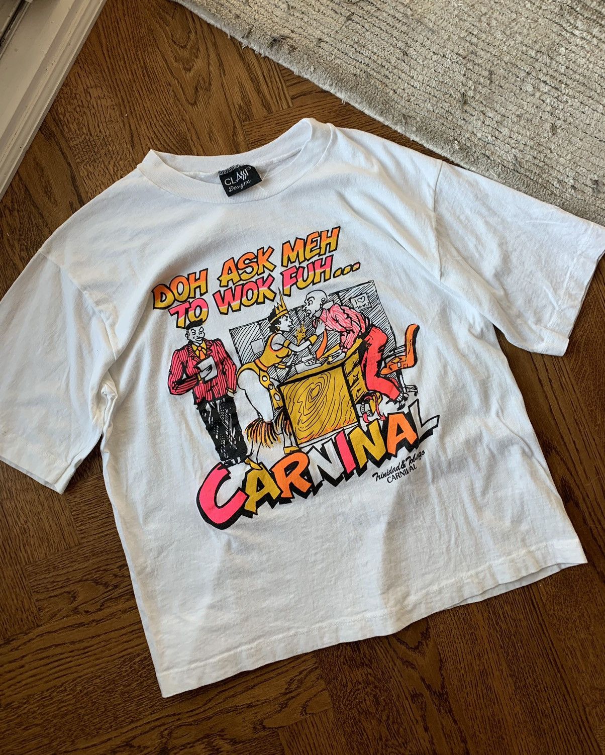 Other × Streetwear × Vintage 90s Trini Carnival Patois Tee Vintage ...