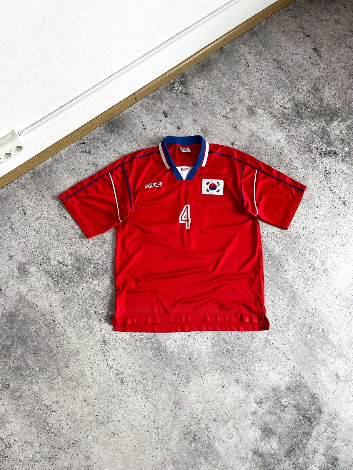 Streetwear × Vintage Vintage Very Rare Kika South Korea Football Jersey ...
