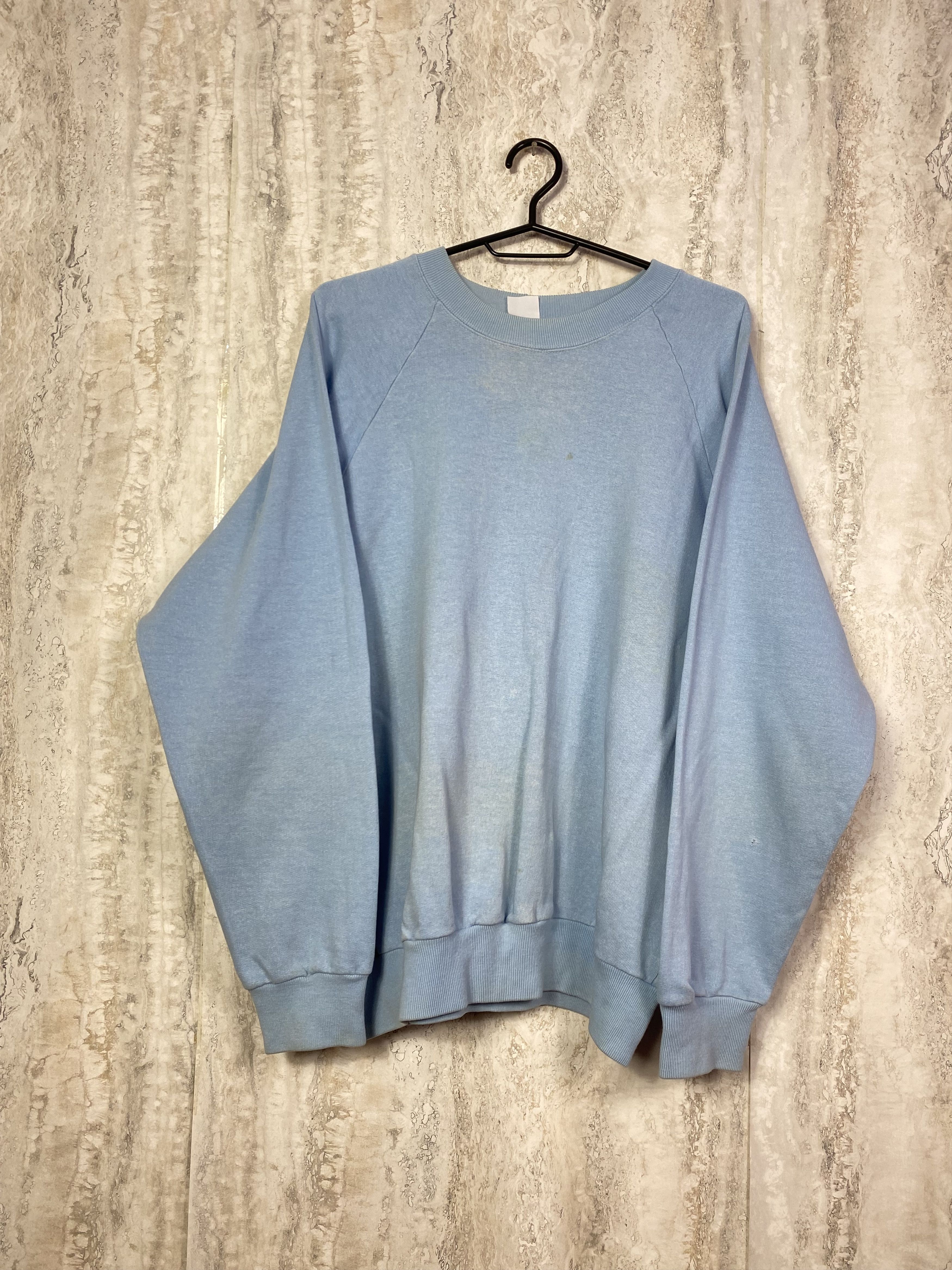 Vintage Vintage Blank Sunfaded Washed Baby Blue | Grailed