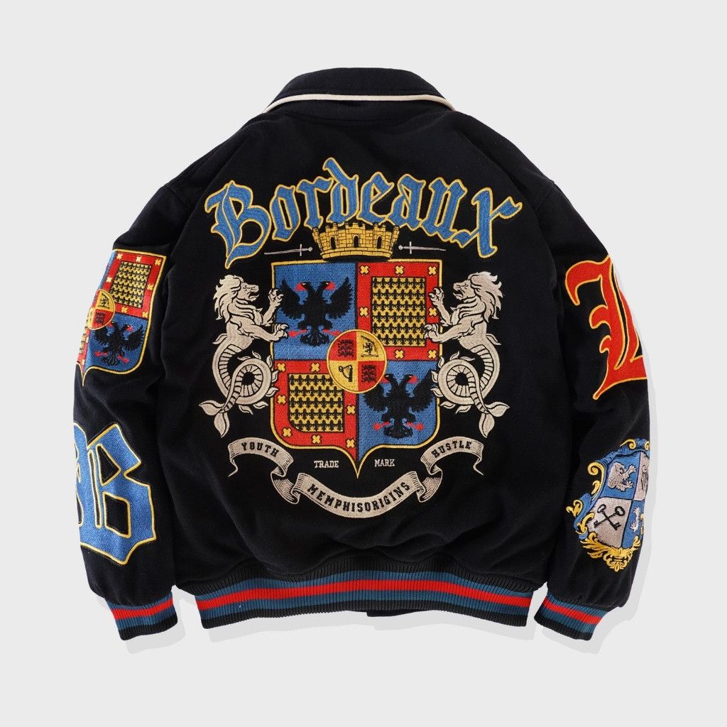 Varsity VARSITY JACKET - BORDEAUX | Grailed
