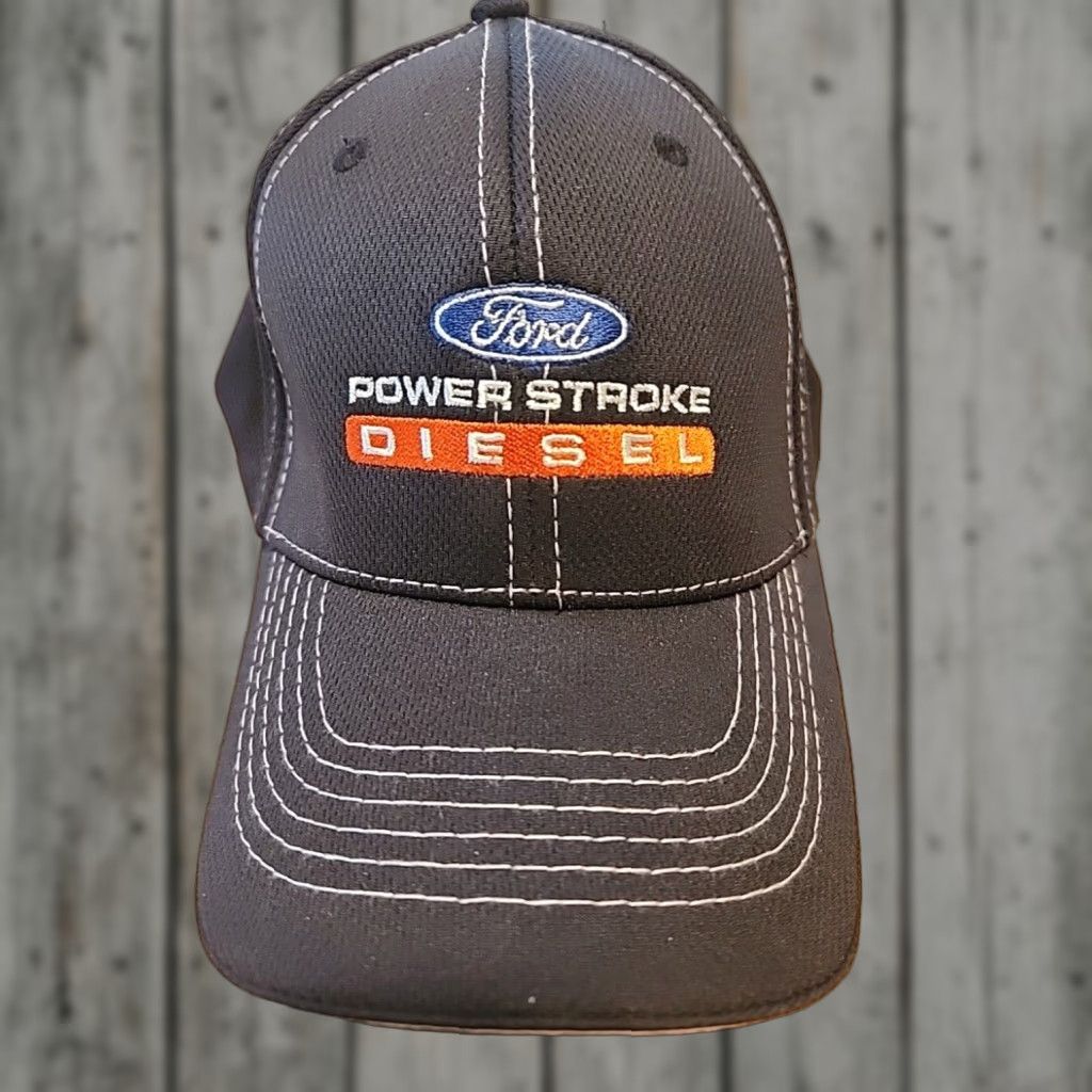 Vintage Ford Power Stroke Diesel Mens Black Adjustable Hat Cap | Grailed