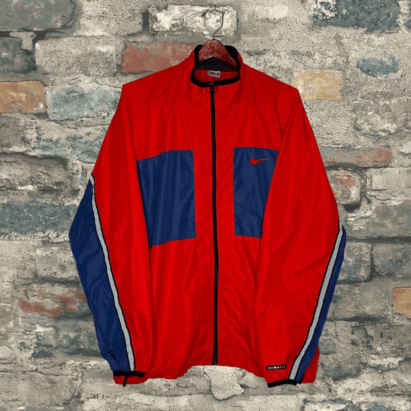 Nike × Nike ACG × Vintage Vintage Nike Windbreaker Red Blue Swoosh ...