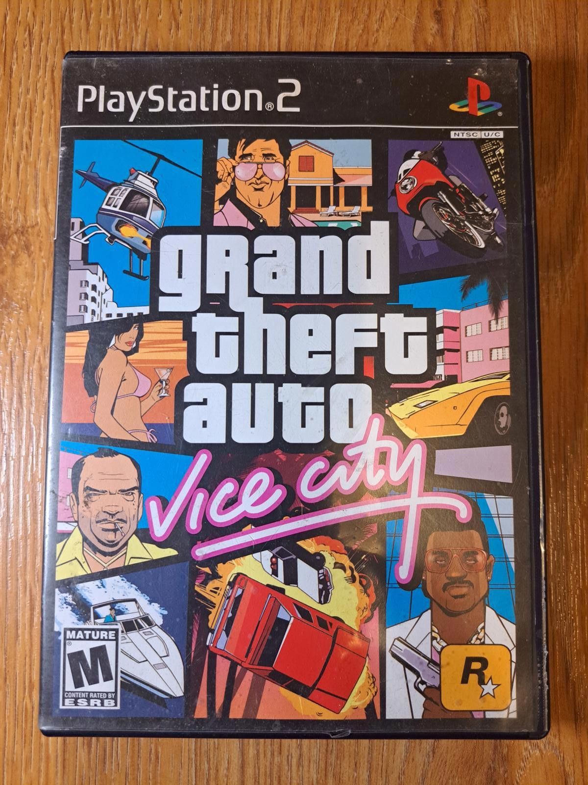 Rockstar Games Grand Theft Auto: Vice City PS2 PlayStation 2 Video Game ...