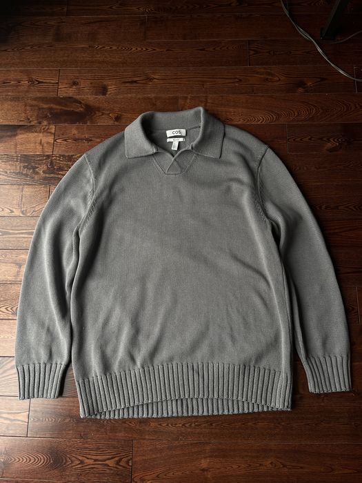 Cos Cos Grey Knit Sweater | Grailed