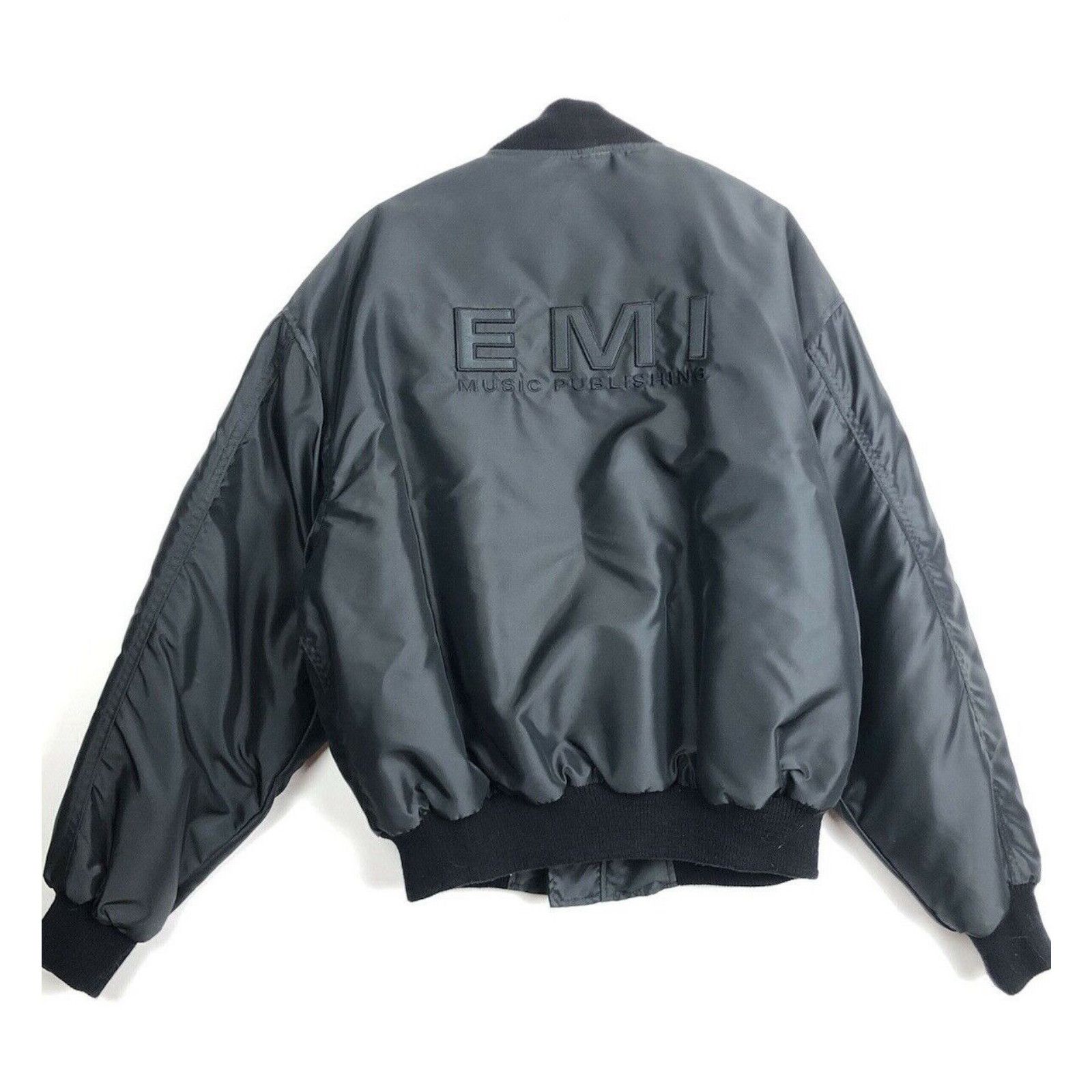 Vintage EXTREMELY RARE Vintage EMI Music Publishing Bomber Jacket USA ...