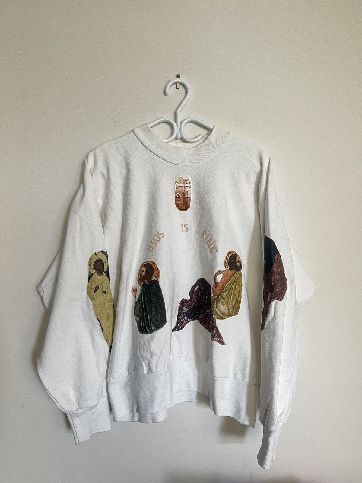 Kanye West × Yeezy Jesus Is King Cross Crewneck I | Grailed