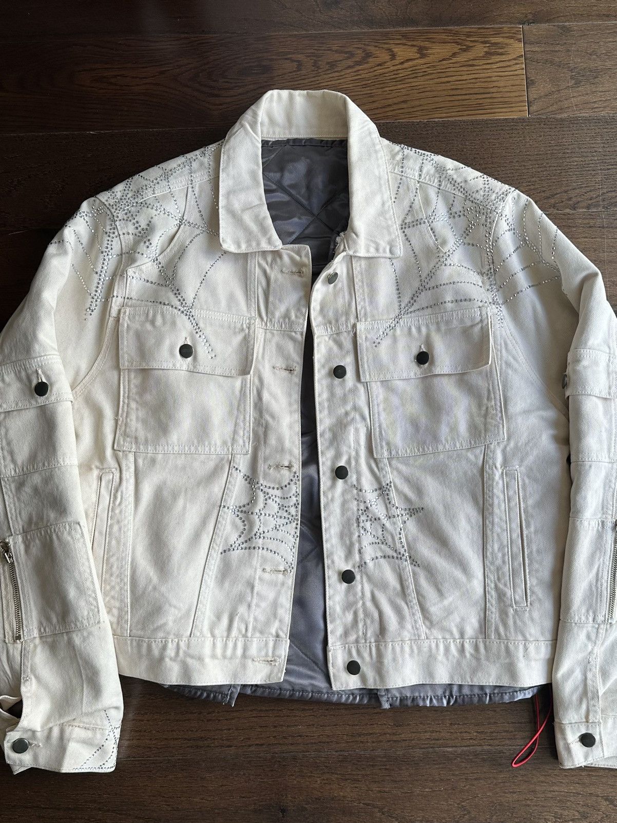 Spider × Young Thug RARE SPIDER X YOUNG THUG WHITE DENIM | Grailed